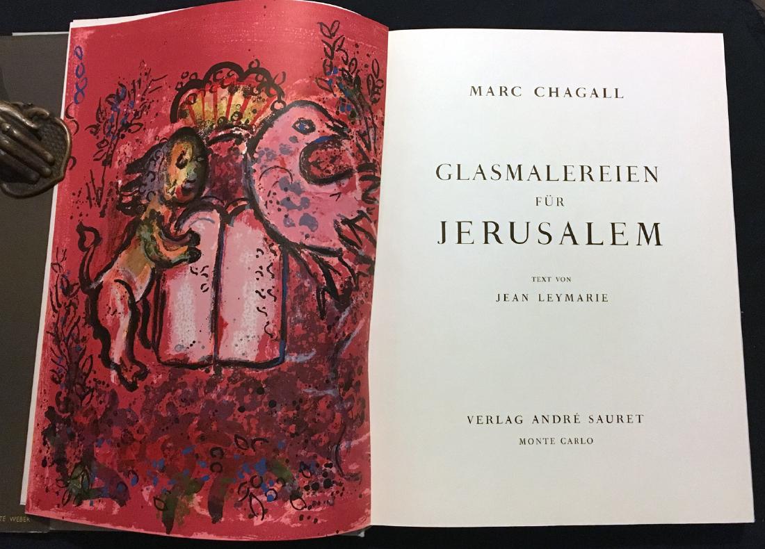 Marc Chagall, Book With 2 Original Lithographs.