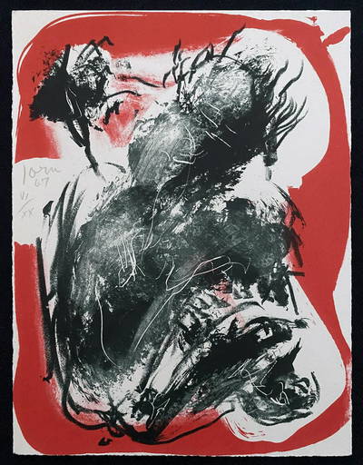 Hommage a Hans Arp. Signed prints by Motherwell, Max Bill, Jorn and ...