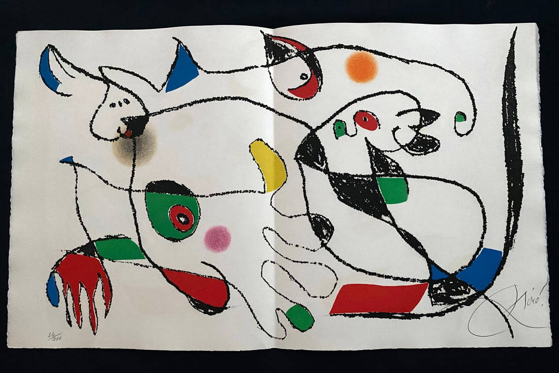 Prevert - Miro. Adonides. Maeght 1975, With 45 Etchings. Auction