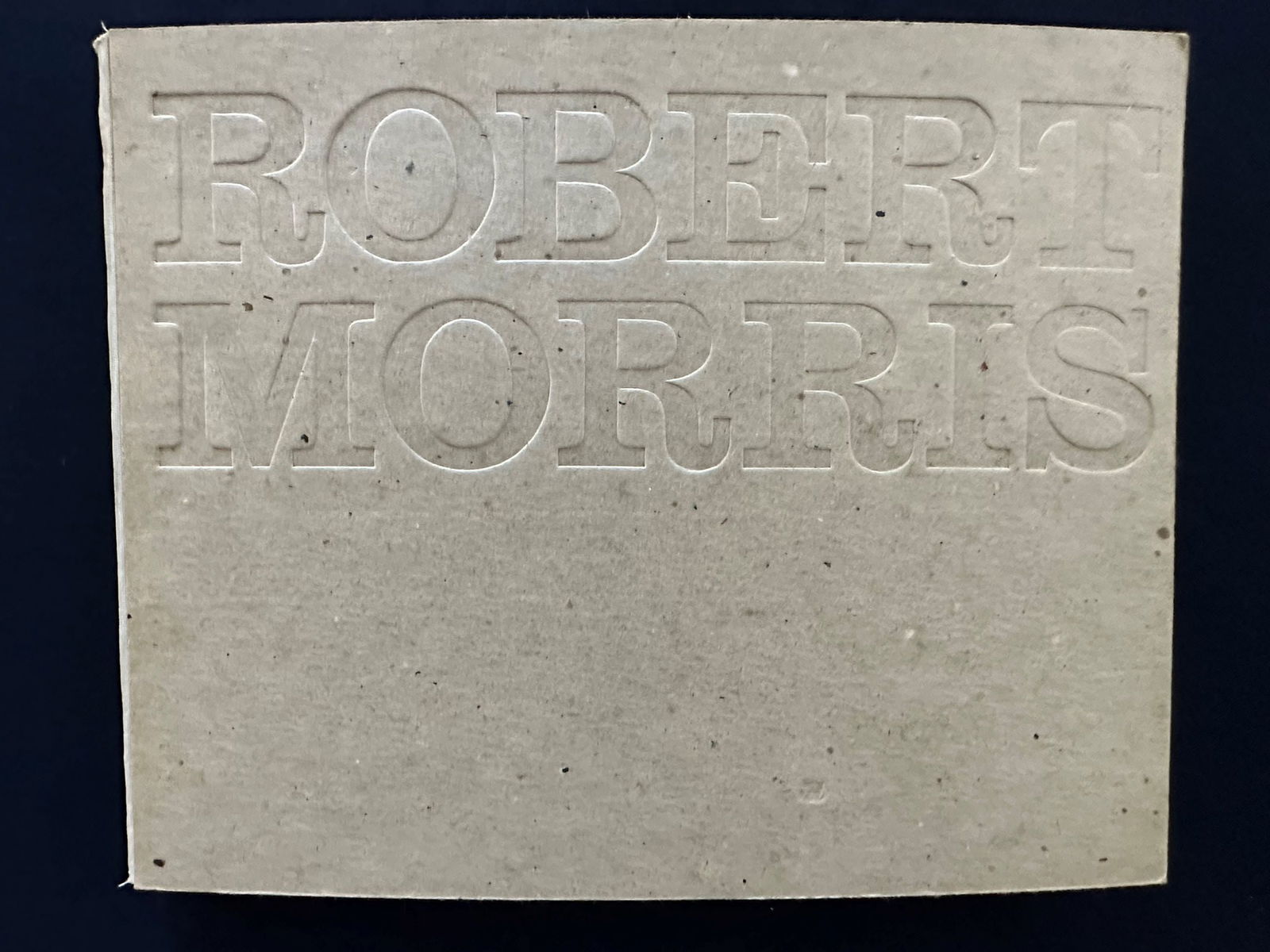 Robert Morris. Catalogue. 1971.