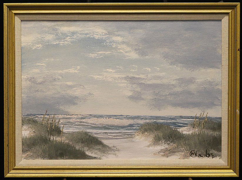 Untitled Seascape by M. Charles AKA Donald Leary