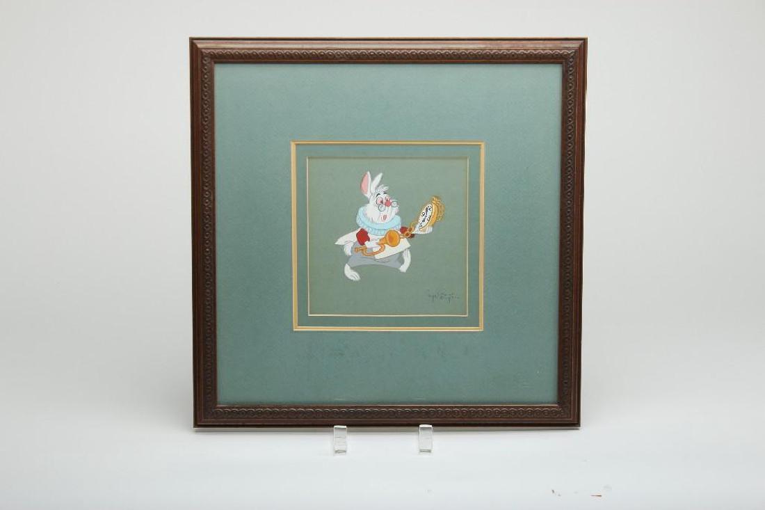 Joyce Edington WED Art White Rabbit Alice in Wonderland