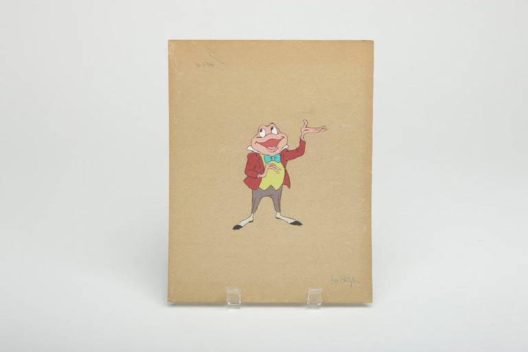 Original Animation Art Mr Toad Walt Disney Character