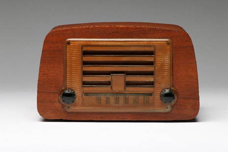 Vintage Emerson Wood Tube Radio