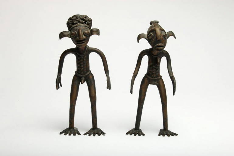 Pair of African Bronze Cameroon Figures Attribute Tikar - Sep 06, 2018 ...