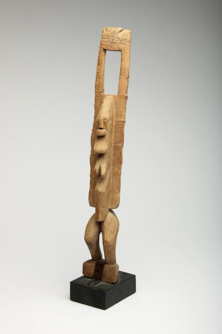African Dogon Nommo Elongated Female Carved Wood Figure