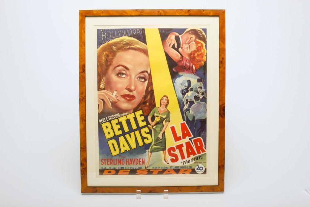 Original Belgian The Star (1952) Movie Poster