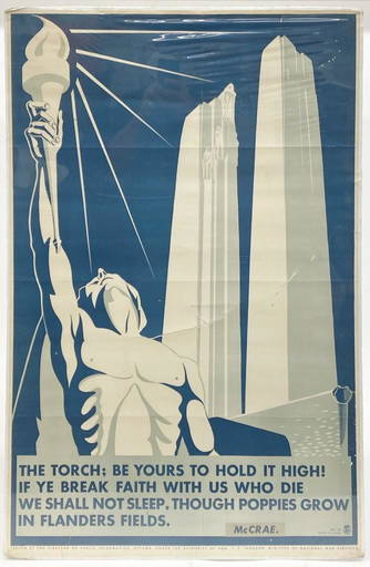 Original R. Filipowski Wwii Canadian Propaganda Poster