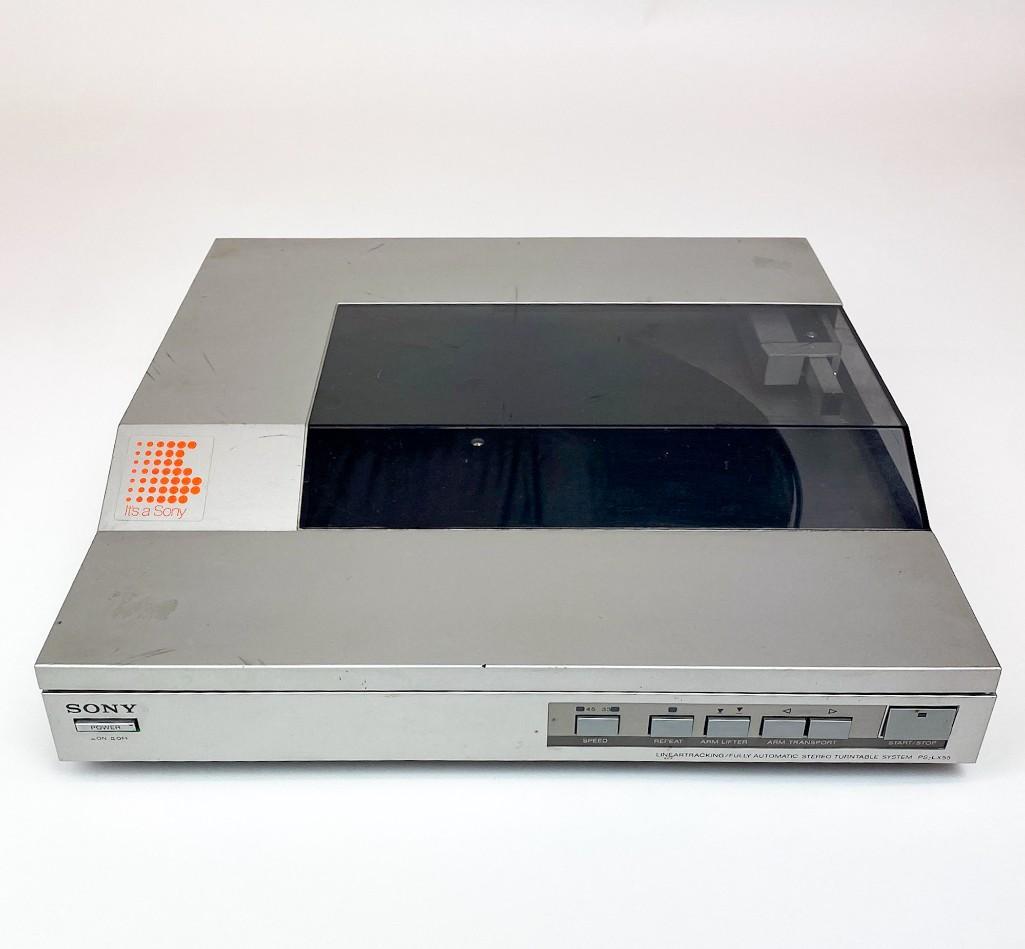 Sony Model Ps Lx55 Linear Tracking Stereo Turntable