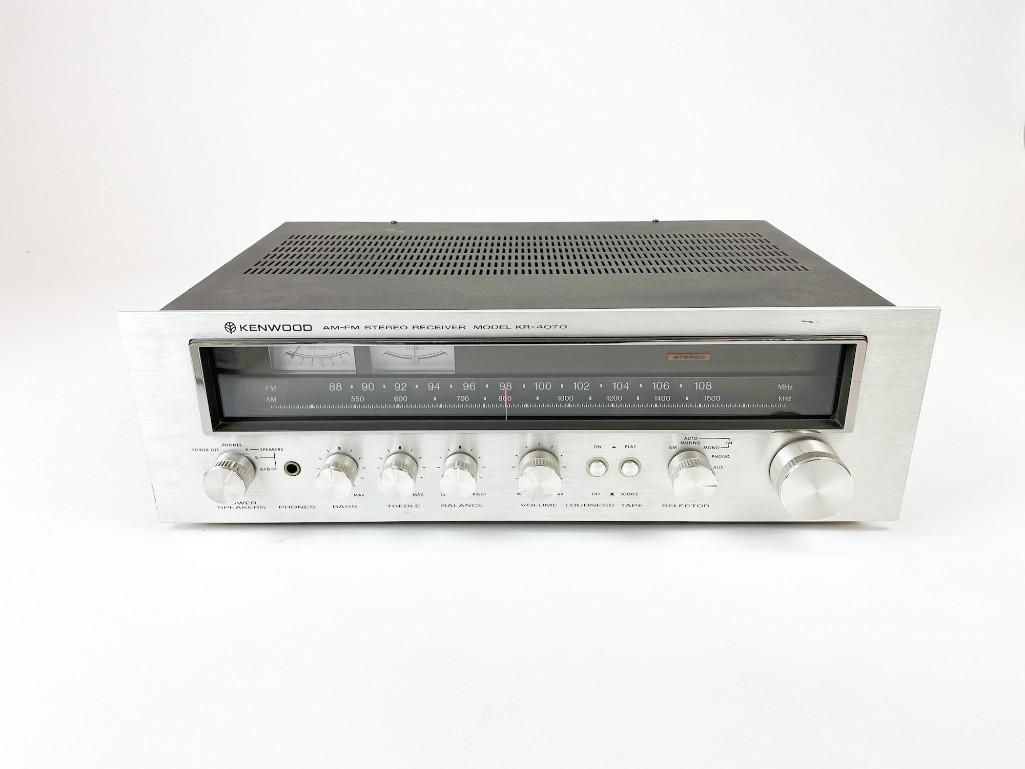 Kenwood Am/fm Model Kr 4070 Stereo Receiver