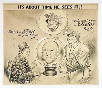 Richard Guindon Original Drawing & Signed Cartoon