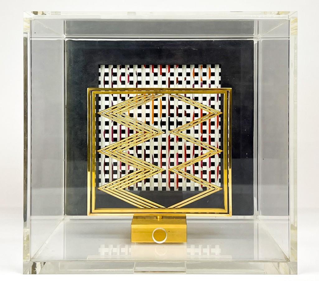 Yaacov Agam (b. 1928) Kinetic Sculpture And Polymorph Agam Book