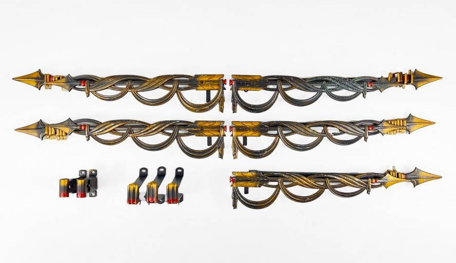 Lot of 5 1920-30s Swing Arm Metal Arrow Curtain Rods - Sep 04, 2022 ...