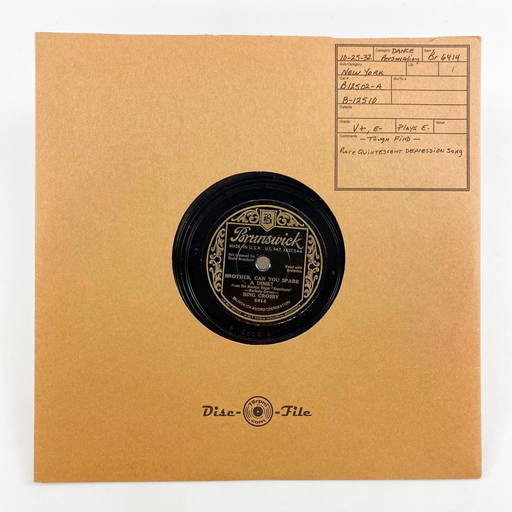 Br 6414 Bing Crosby Brother, Can You Spare A Dime?(a) / Let's Put Out ...