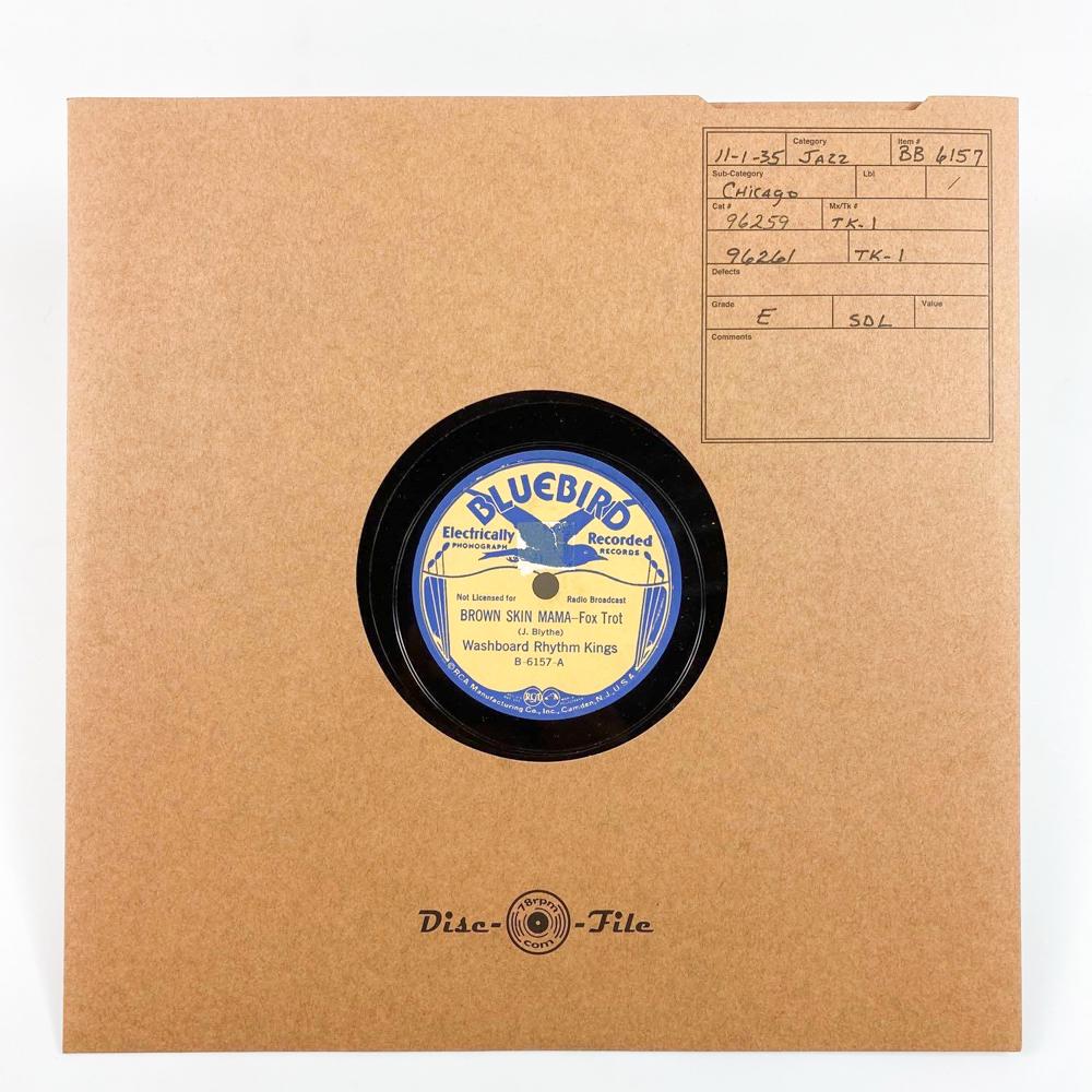 Bb 6157 Washboard Rhythm Kings Brown Skin Mama Fox Trot (a) / Arlene ...