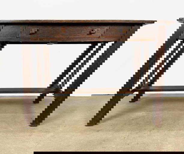 Charles P. Limbert Craftsman Oak Desk