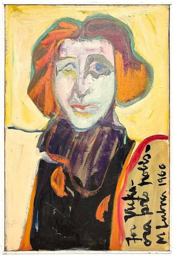 Martin Lubner (1929 2016) Oil On Stretched Canvas, For Vicki, 1960