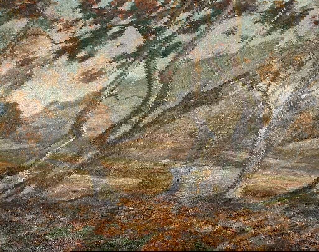 Aaron Kilpatrick (1872-1953) Oil On Board, Southern California ...