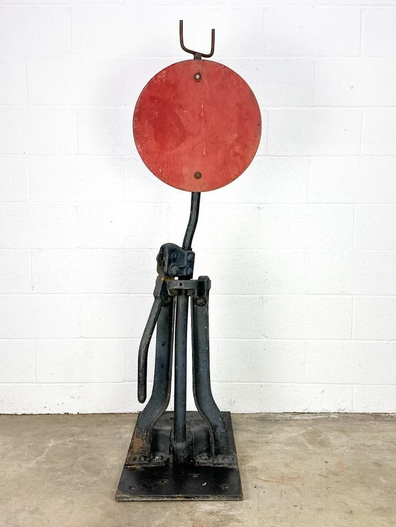 Vintage Iron Railroad Track Switch Stand Auction