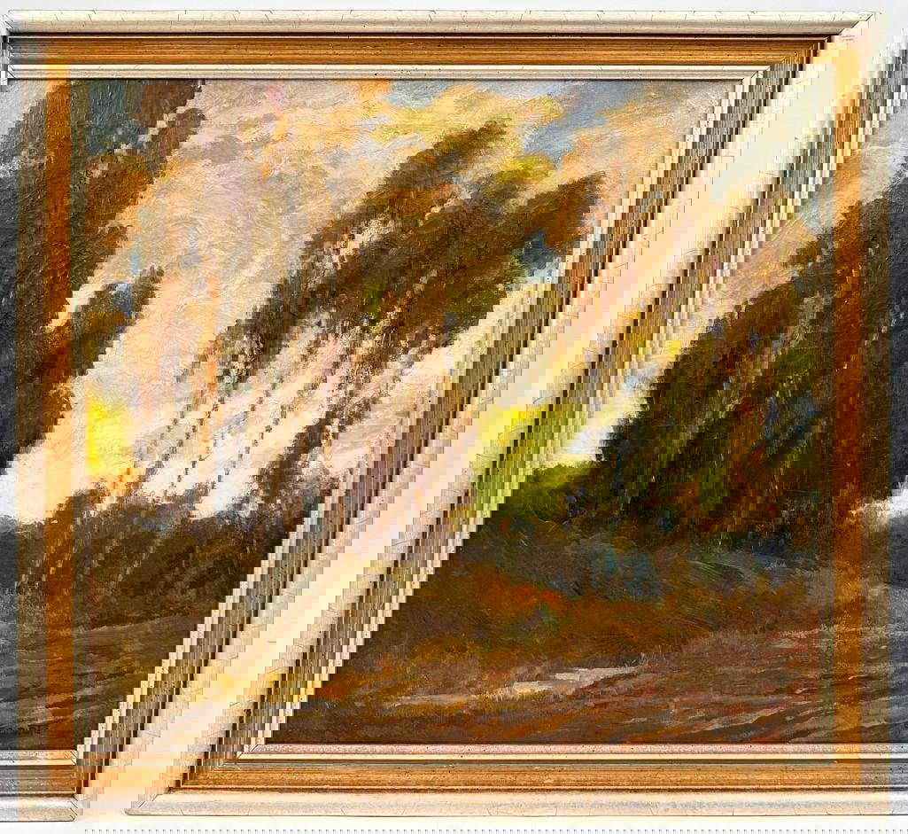 George Demont Otis (1879-1962) Oil On Canvas, California Landscape W ...