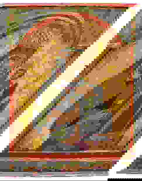 Greek Icon Showing The Mother Of God 'the Unfading Rose' Auction