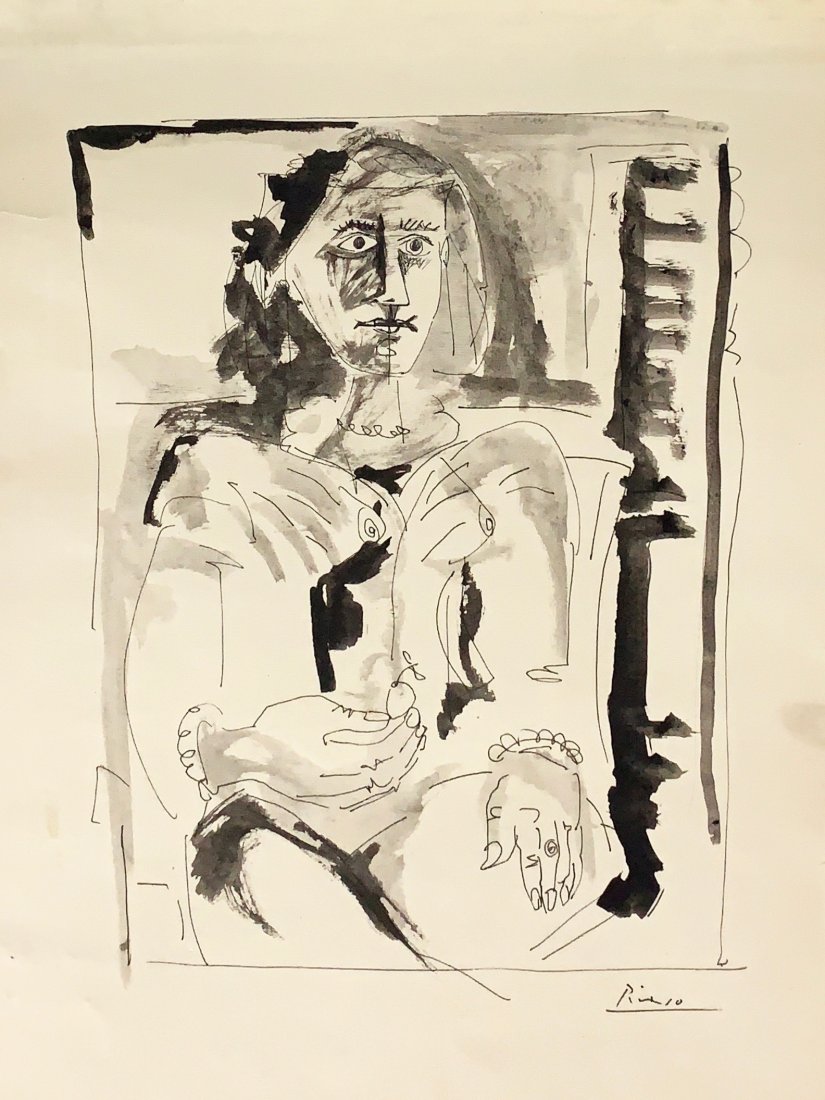 PABLO PICASSO, Ink on Paper - Jan 25, 2019 | Willow Fine Art Gallery in FL