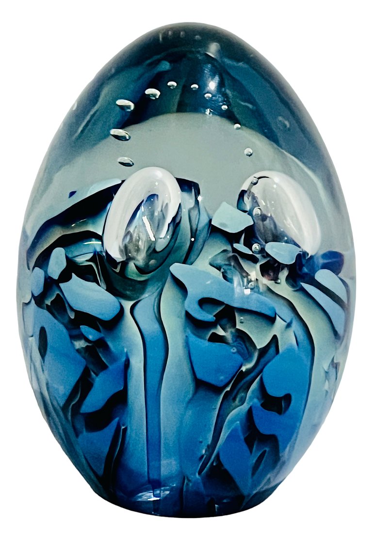 Robert Eickholt Art Glass Paperweight, 1987. Auction