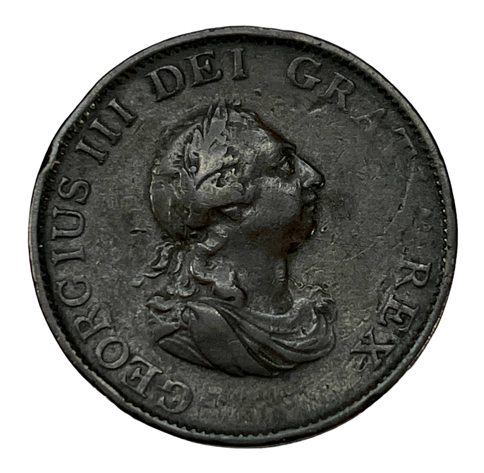 1799 Brittania Half Penny Georgius Iii Auction