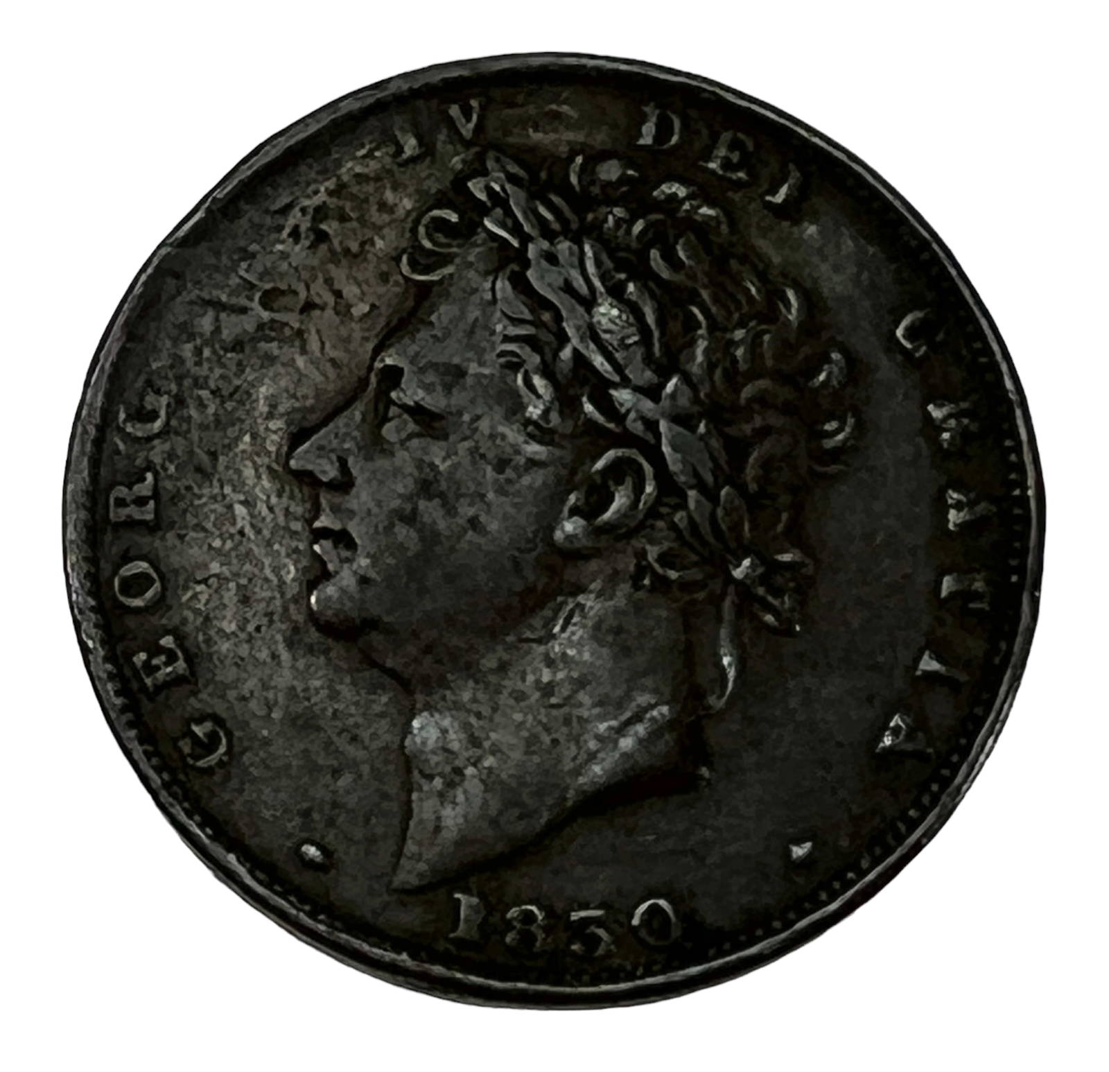 Authentic Ancient British Coin From 1830. Auction