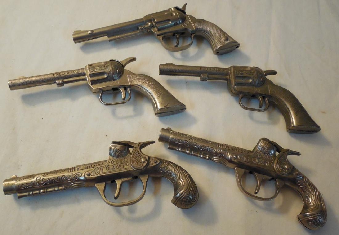 Lot Of 5 Hubley Cap Guns