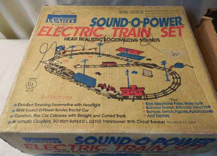 Montgomery Ward Sound O Power Electric Train Set