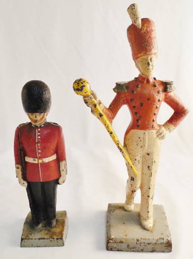 Cast Iron Band Leader And British Guard