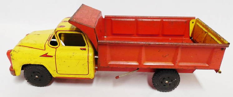 Marx Bulldog Dump Truck, Pressed Steel (car5b)