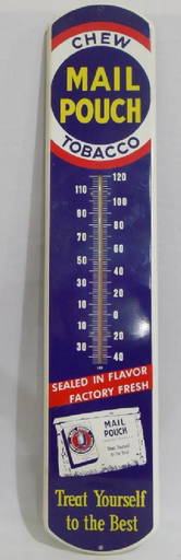 Metal Mail Pouch Wall Thermometer