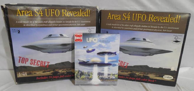 Testors Area S4 Ufo Revealed 1:48 Scaled Model Kit