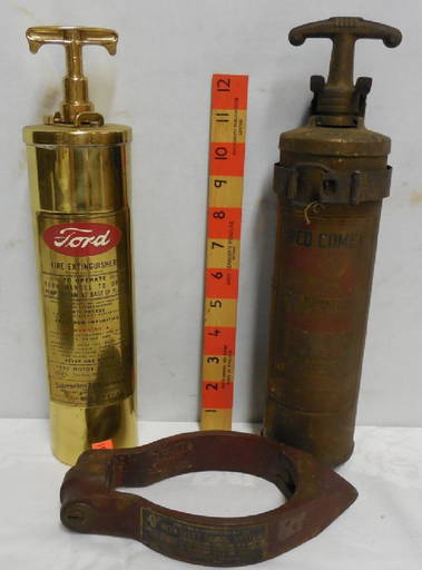 Brass Ford Fire Extinguisher