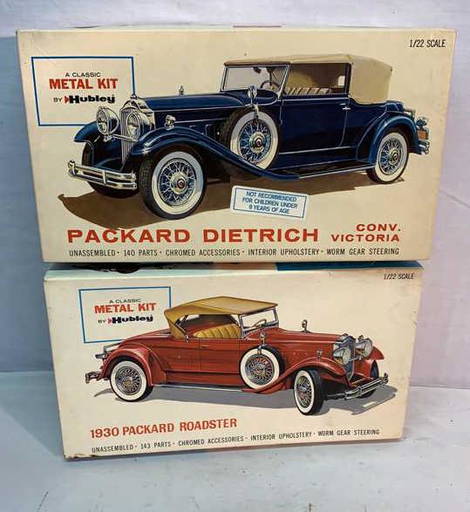 2 Hubley Metal Models Open Appears Complete