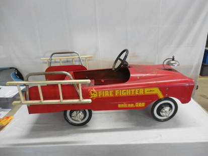 Firefighter Amf Fire Truck Pedal Car
