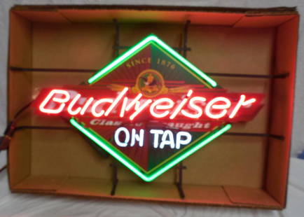 Neon Light Budweiser Chameleon