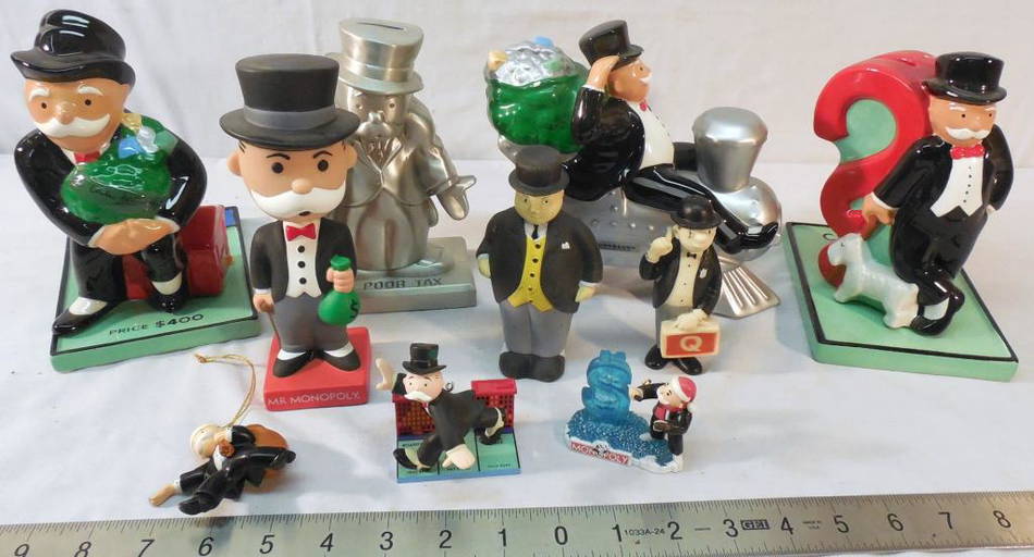 Monopoly Collectibles Banks And Ornaments