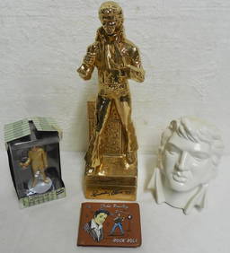 A Set Of Mccormick Elvis Presley Whiskey Decanters