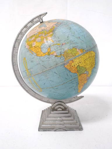 New Peerless 8 Inch Globe Shows A Little Wear