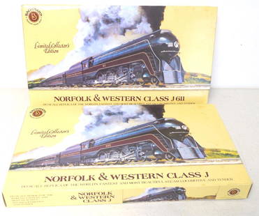 (2) Norfolk & Western Class Locomotive & Tender