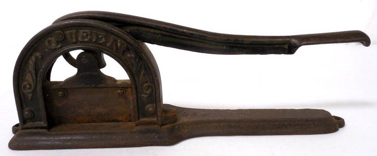 Cast Iron Tobbaco Cutter