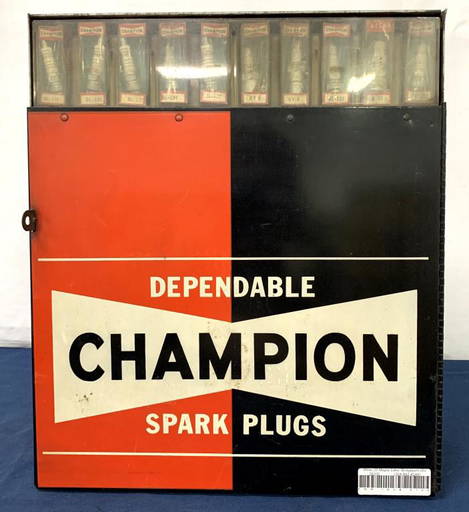 Champion Spark Plug Rack/holder W/ Plugs