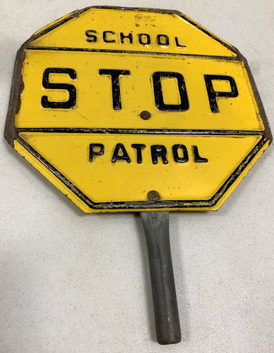 School Patrol Stop Sign