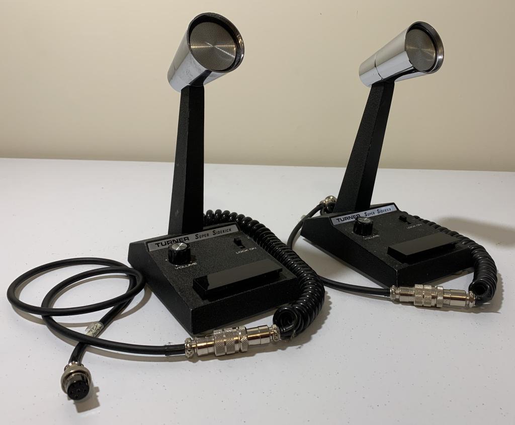lot of 2 Turner Super Sidekick Microphones - Apr 16, 2022 | Rentzel's ...