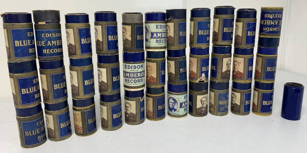 Lot Of 30+ Edison Cylinder Records