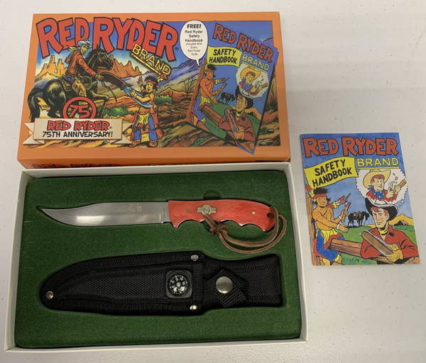 Red Ryder 75th Anniversary Knife w/ Sheath Box - Jun 18, 2022 | Rentzel ...