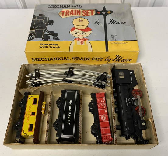Marx Mechanical Train Set in Box (#0376) on Jun 18, 2022 | Rentzel's ...